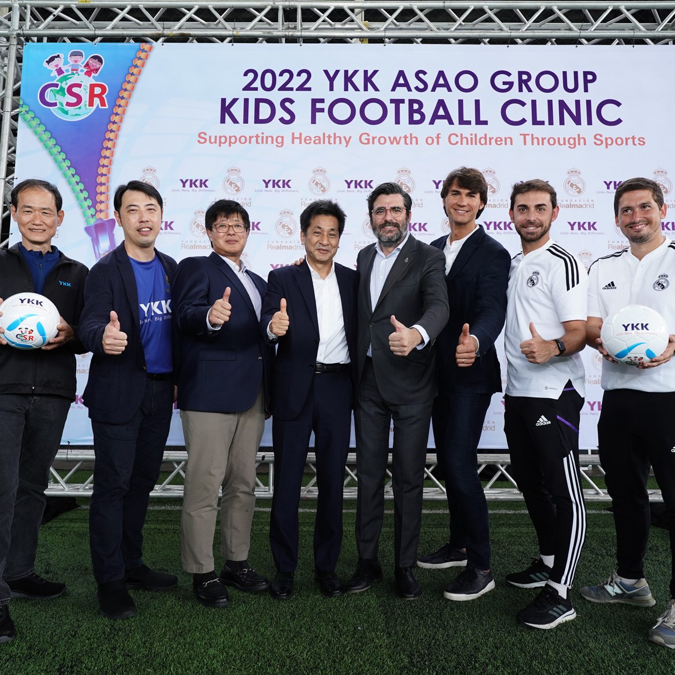 YKK ASAO Kids Football Clinic 2022 in Bangkok, Thailand - YKK