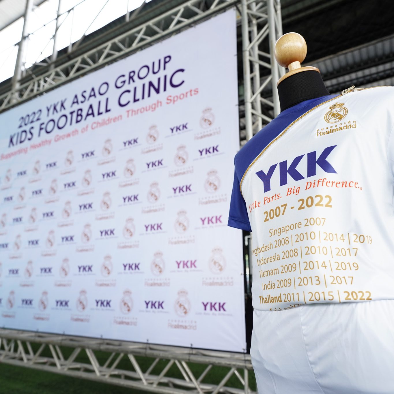 YKK ASAO Kids Football Clinic 2022 in Bangkok, Thailand - YKK