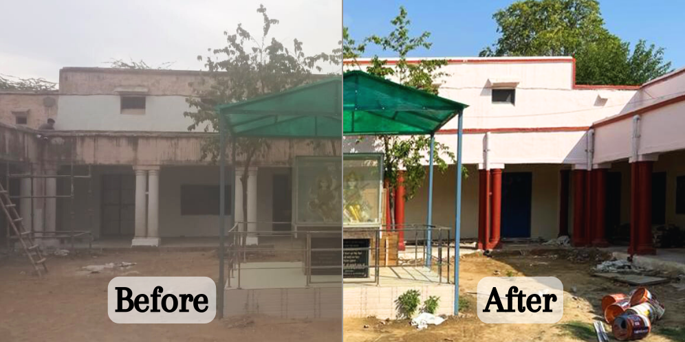 YKK India Provides Support for Pranpura School Renovation Works - YKK